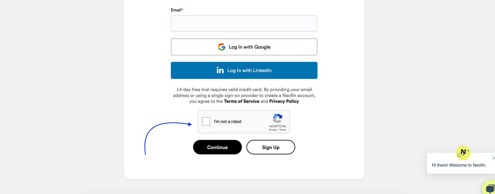 Log in