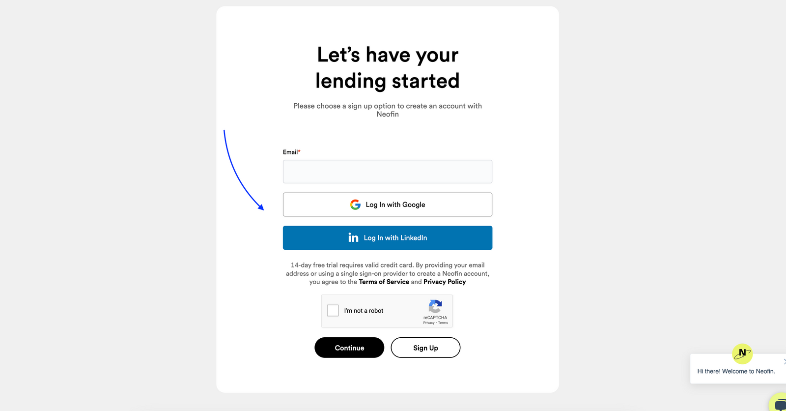 Log in